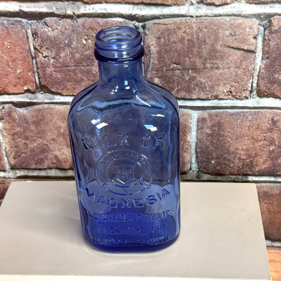 Philips | Accents | Vintage Genuine Milk Of Magnesia Cobalt Blue ...